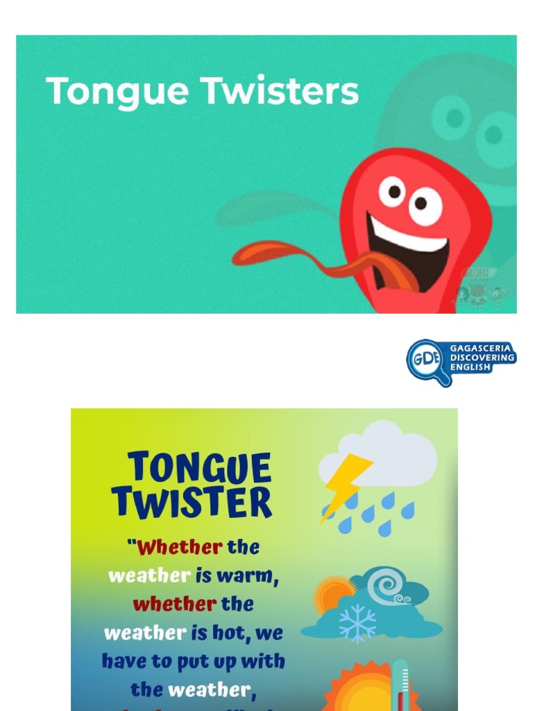 Tongue Twisters Weather | PDF