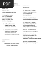 Offertory Songs For Mass Lyrics | PDF