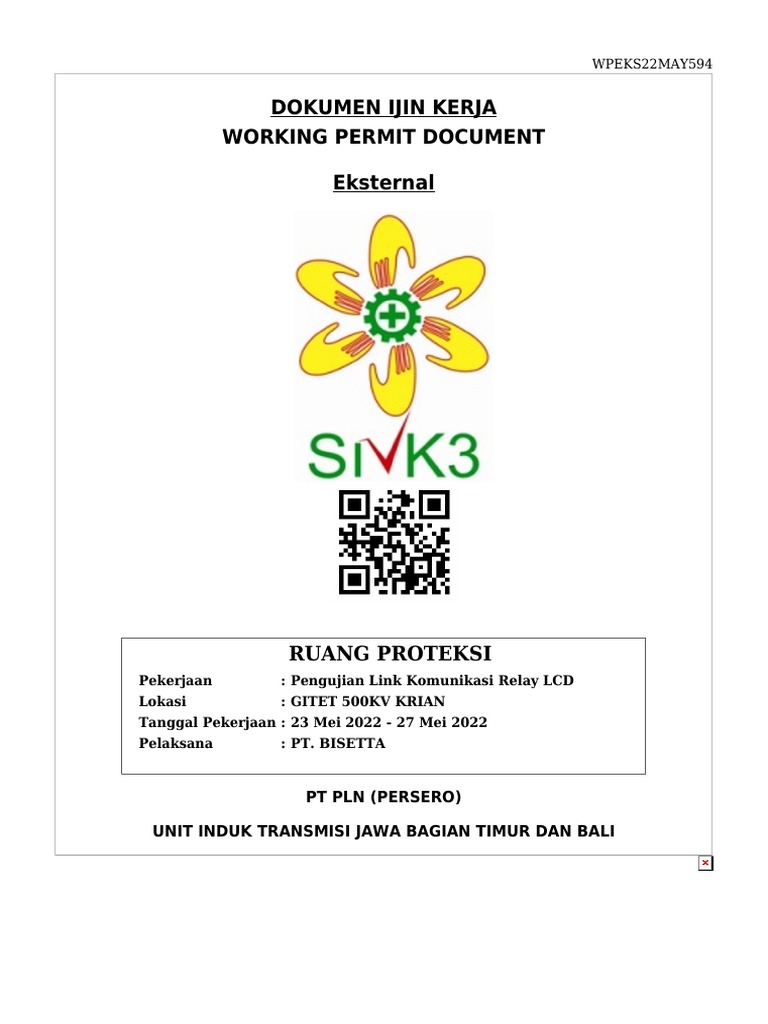 Contoh Pengajuan WP Di PLN | PDF