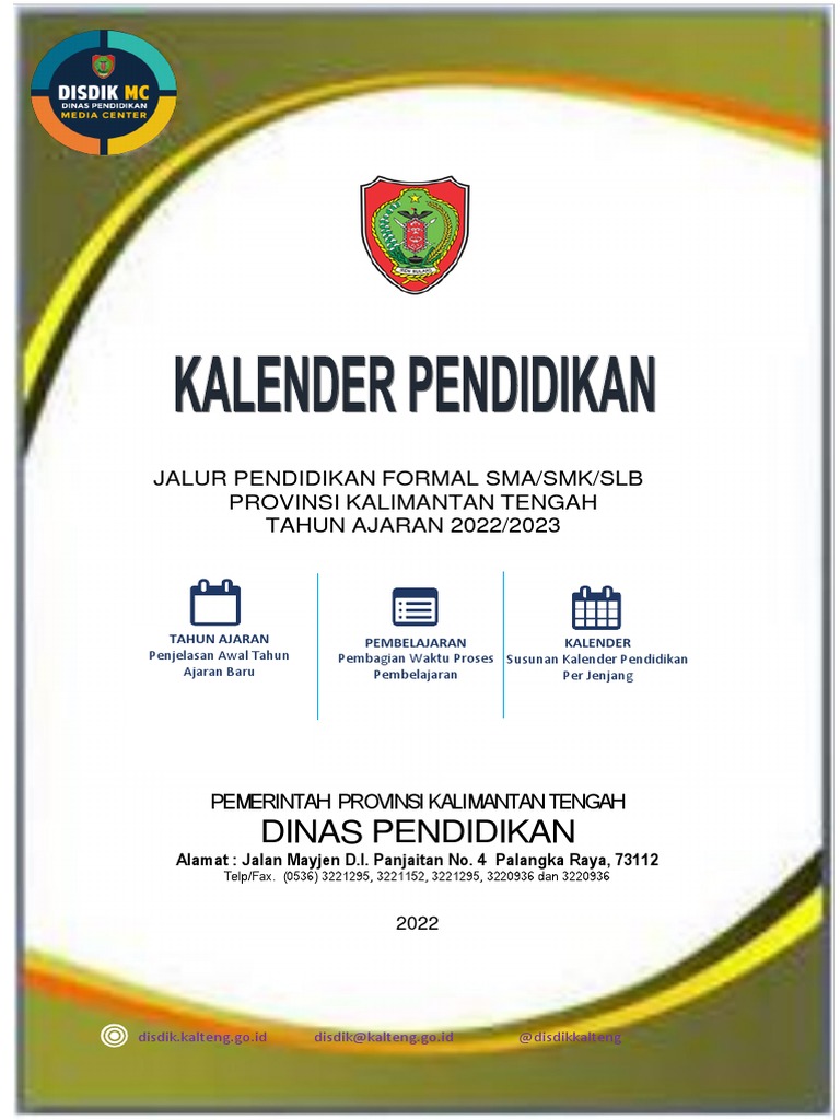 Final Kalender Pendidikan Sma-Smk-Slb 2022-2023 | PDF