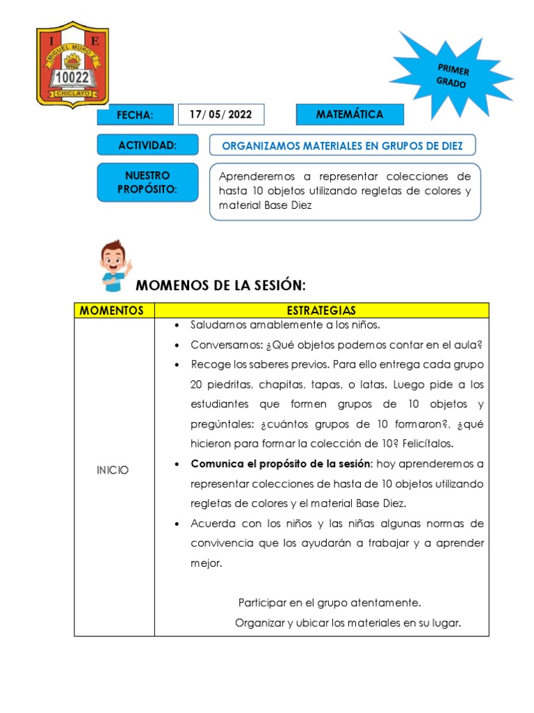 Matematica Base Diez | PDF | Aprendizaje | Cognición