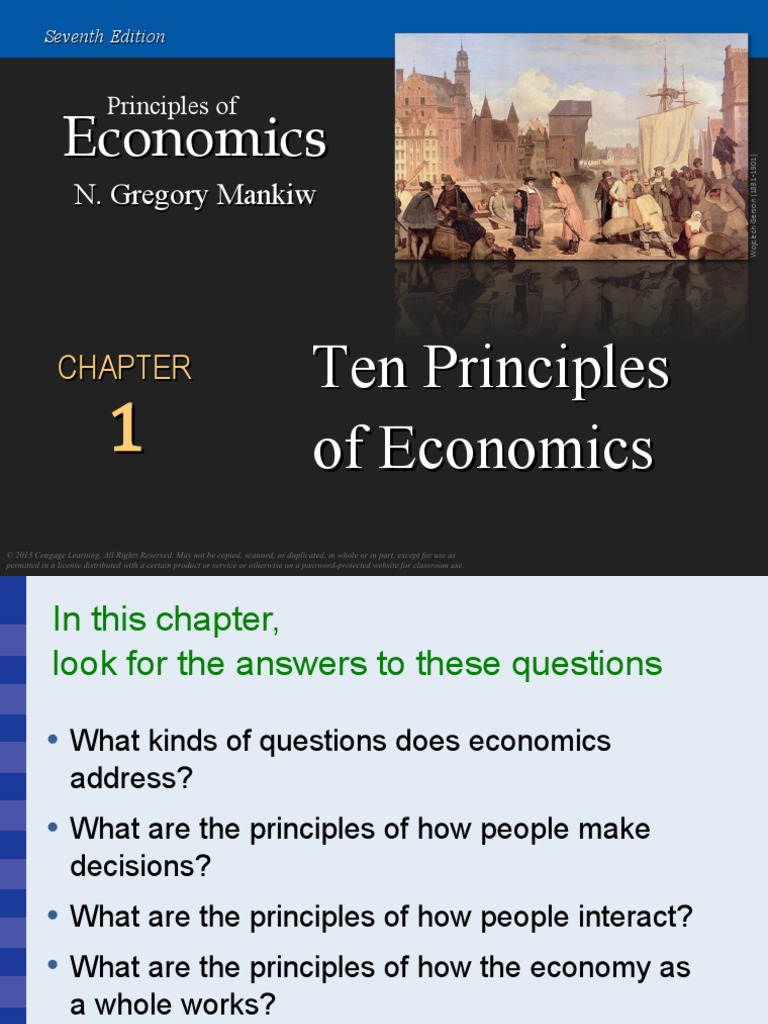 Chapter 1 - Ten Principles of Economics | PDF | Market (Economics ...