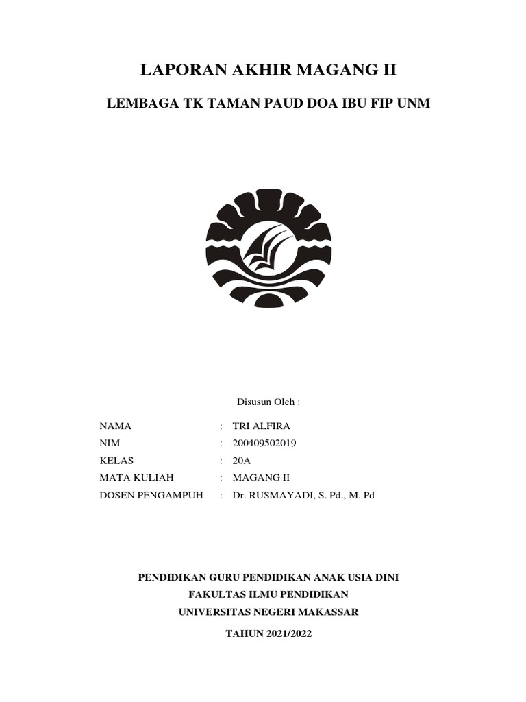 Lap - Akhir Magang II | PDF