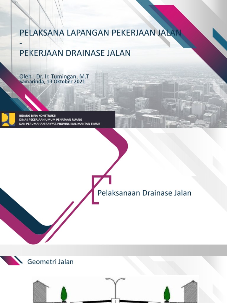 PEKERJAAN DRAINASE Tumingan | PDF