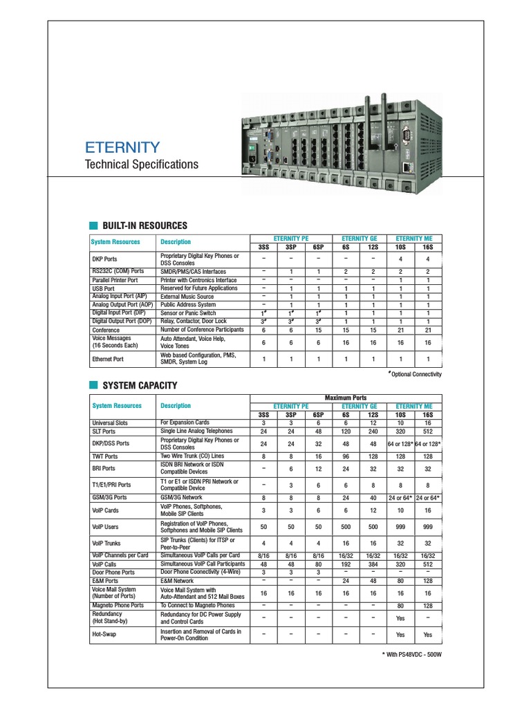 Matrix Eternity Technical Specifications Brochure En-1 | PDF | Session ...