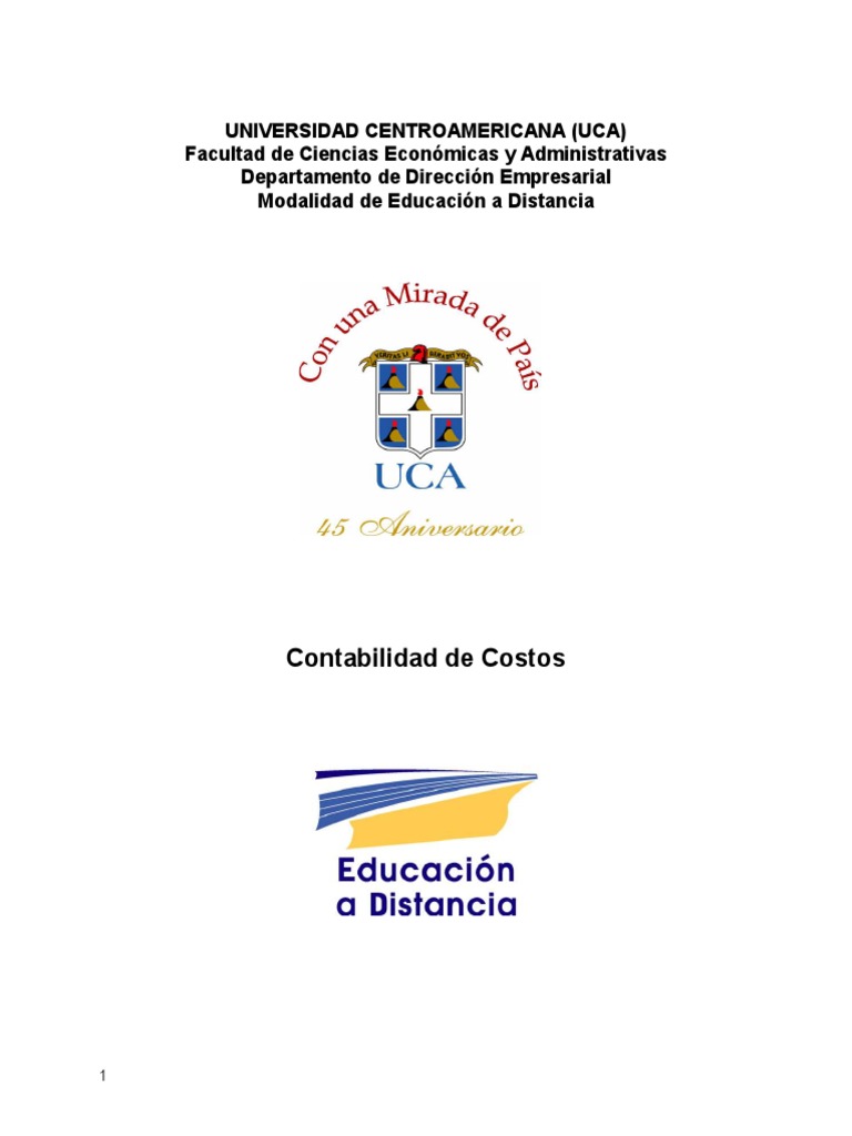 Contabilidad de Costos. Libro | Descargar gratis PDF | Contabilidad | Costo