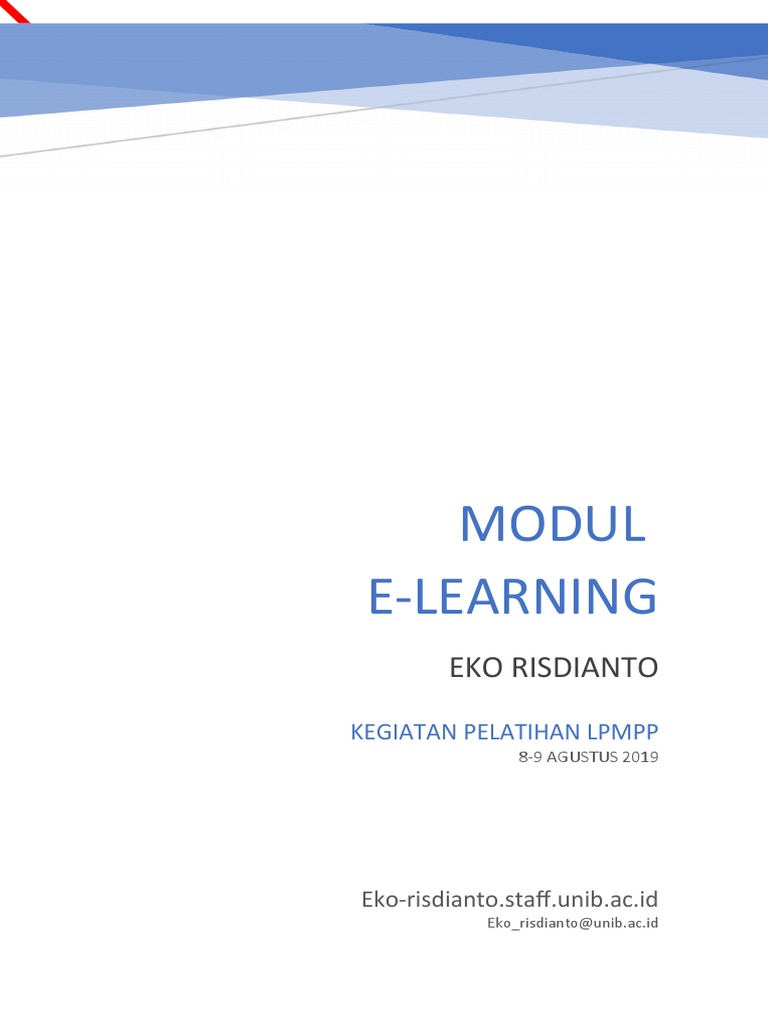 Modul Elearning | PDF