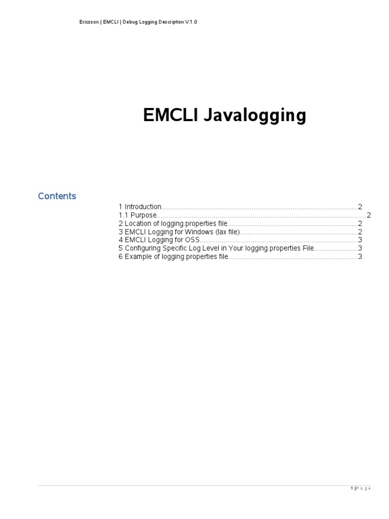 EMCLI Logging Setup for Windows | PDF | Computer File | Java ...