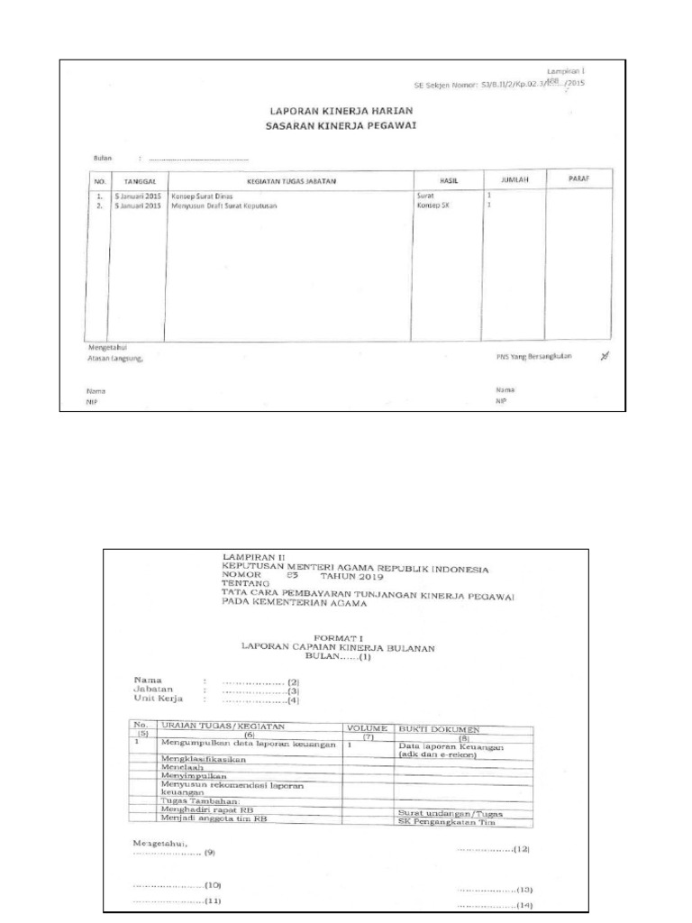 Format LKH & LKB | PDF