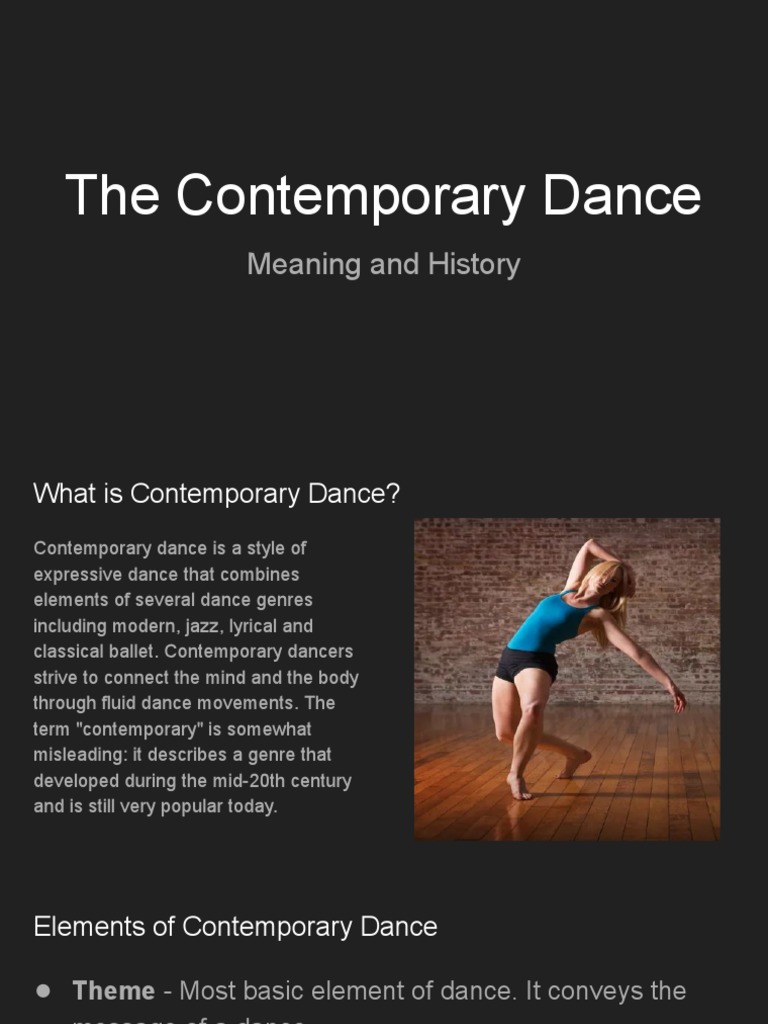 Understanding Contemporary Dance | PDF | Dances | Ballet