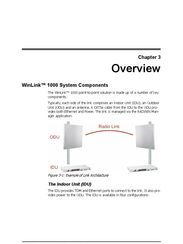 The Indoor Unit (IDU) | PDF | Electrical Connector | Ethernet