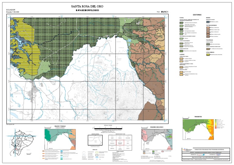 Geomorfologia - Mapa de Santa Rosa Del Oro | PDF | Ciencias de la ...