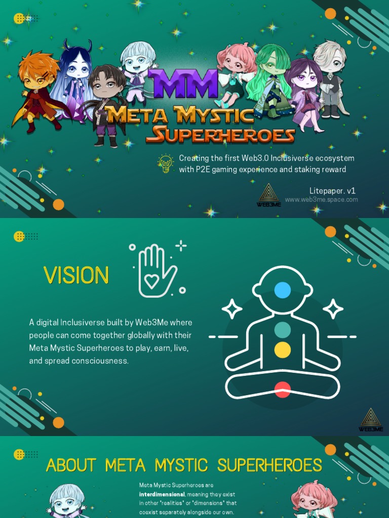 Meta Mystic Superheroes V1 Litepaper | PDF