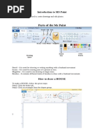 MS Paint Tools and Functions Overview | PDF