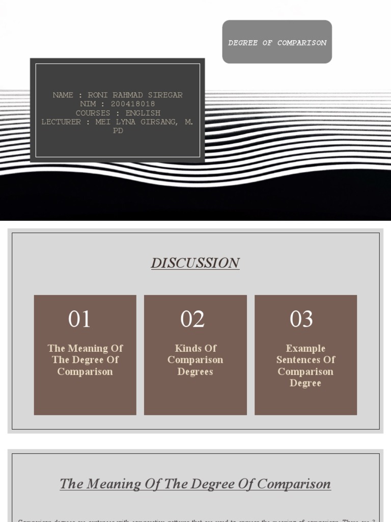 Degree of Comparison | PDF | Adjective | Language Families
