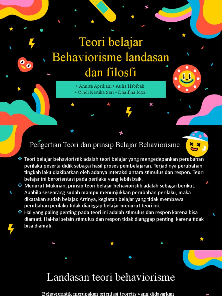 Teori Belajar Behaviorisme | PDF | Pengembangan Diri