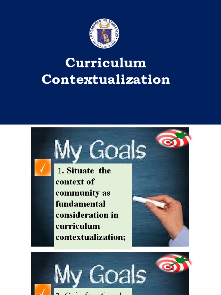 Contextualization - Contemporary Issues FINAL | PDF | Curriculum | Learning