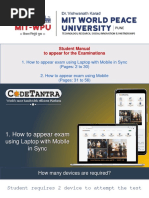 Student Examination Manual - Codetantra | PDF | Mobile App | Safari ...