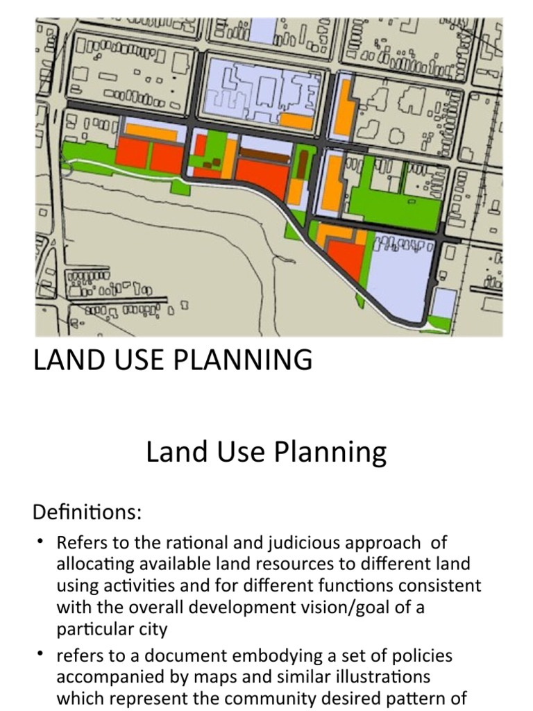Land Use Planning Overview and Objectives | PDF | Map | Geography