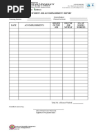 Ojt - DTR Sample Form | PDF