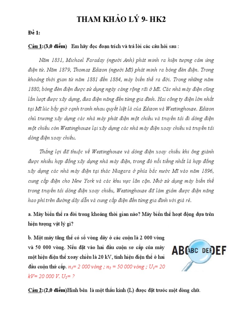 THAM KH O LÝ 9hk2 | PDF