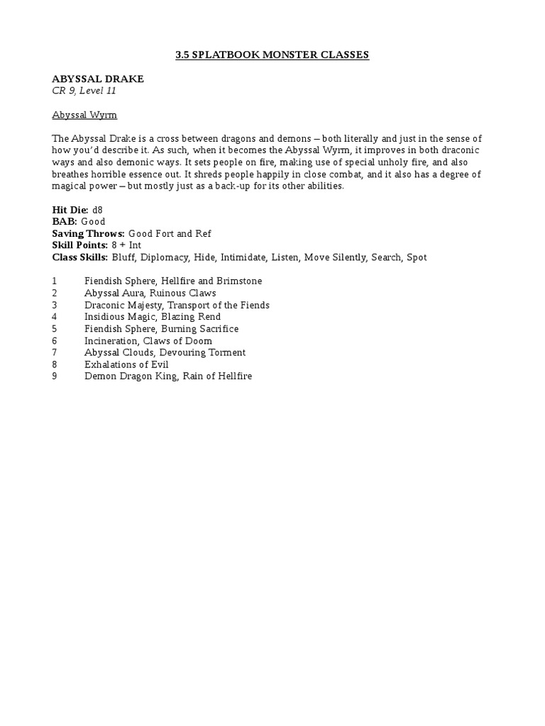 Monster Classes 3 | PDF | Archery