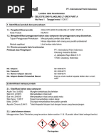 MSDS Asam Sulfat: Bahaya dan Penanganan | PDF