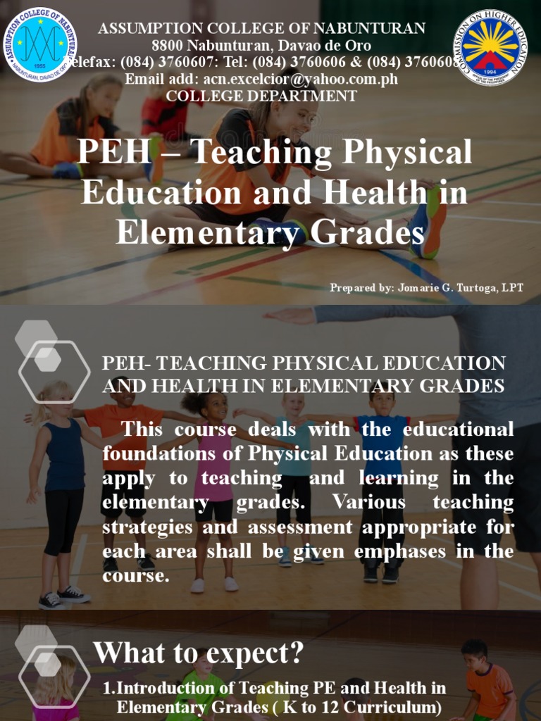 PEH - Teaching Physical Education and Health in Elementary Grades | Download Free PDF | Physical ...