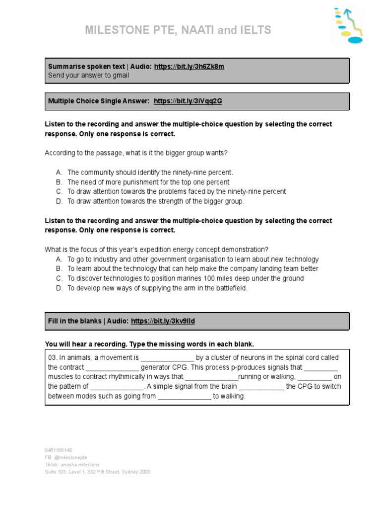Milestone Pte, Naati and Ielts | Download Free PDF | Sun | Earth