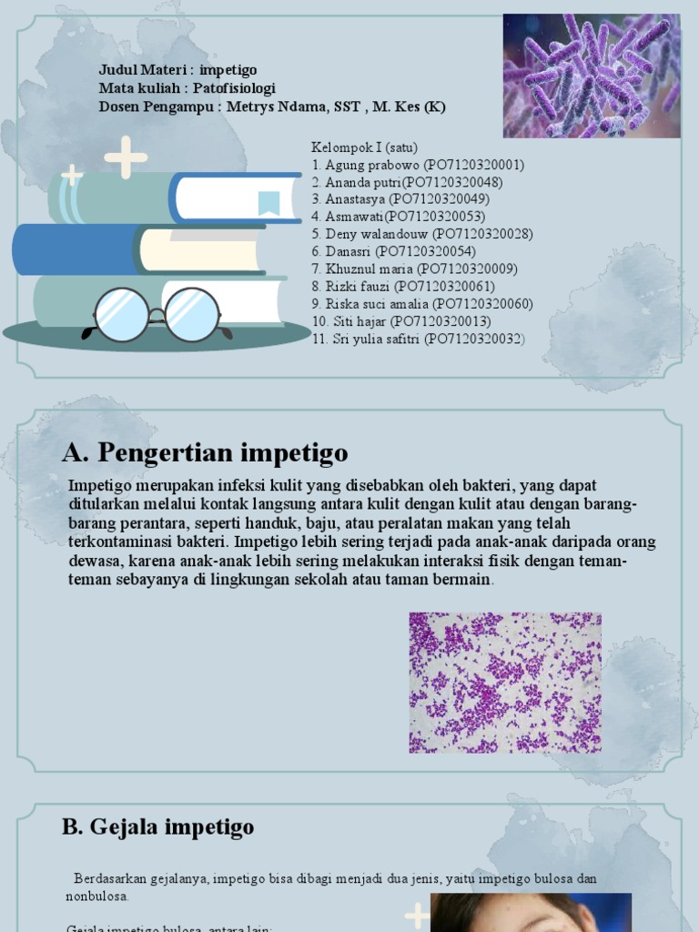 Tugas Patofisiologi (Impetigo) | PDF