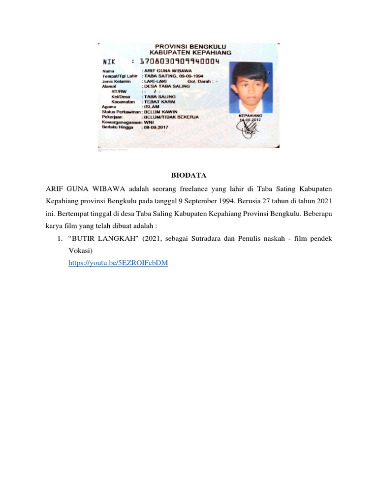 Persyaratan Adm | PDF