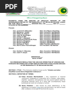 An Ordinance Regulating The Use of Videoke Machine and Other Sound ...