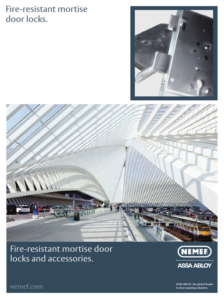 Fire-Resistant Mortise Locks Overview | PDF | Door | Components