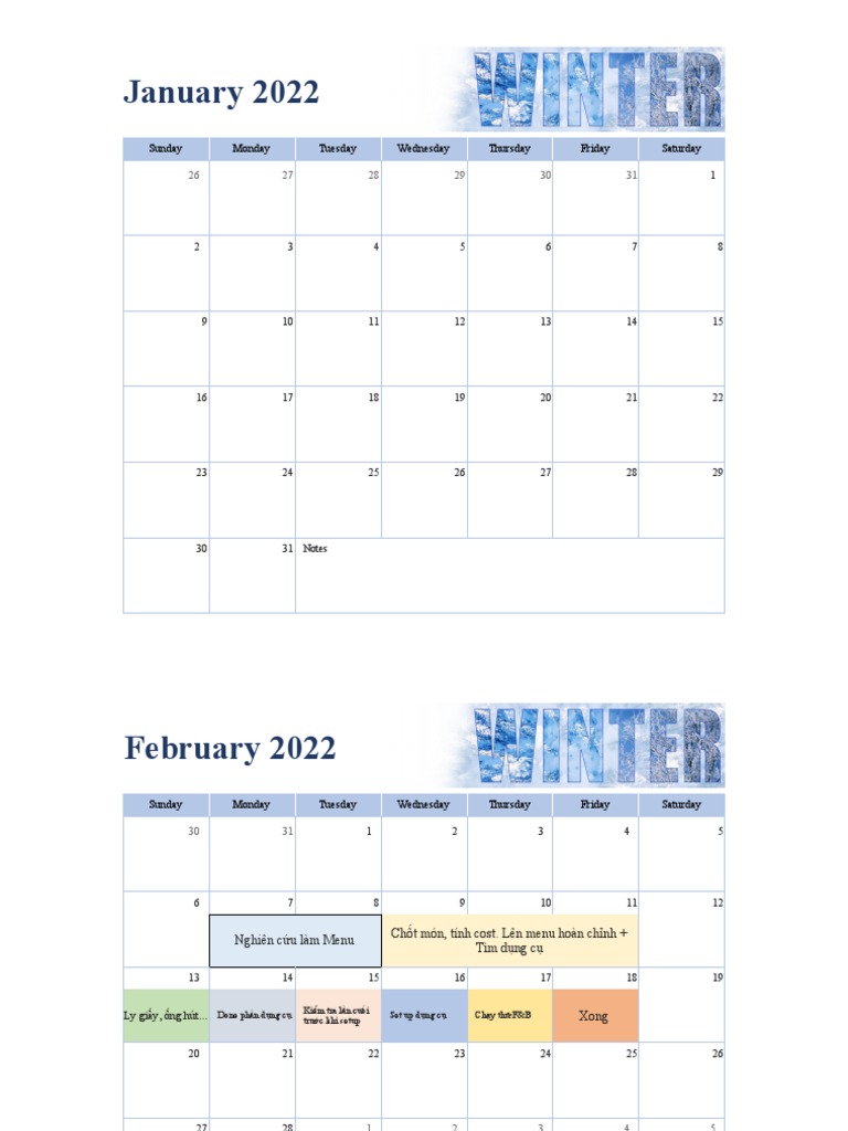 Seasonal Photo Calendar1 | PDF