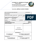 EAGLES Application Form | PDF | Government