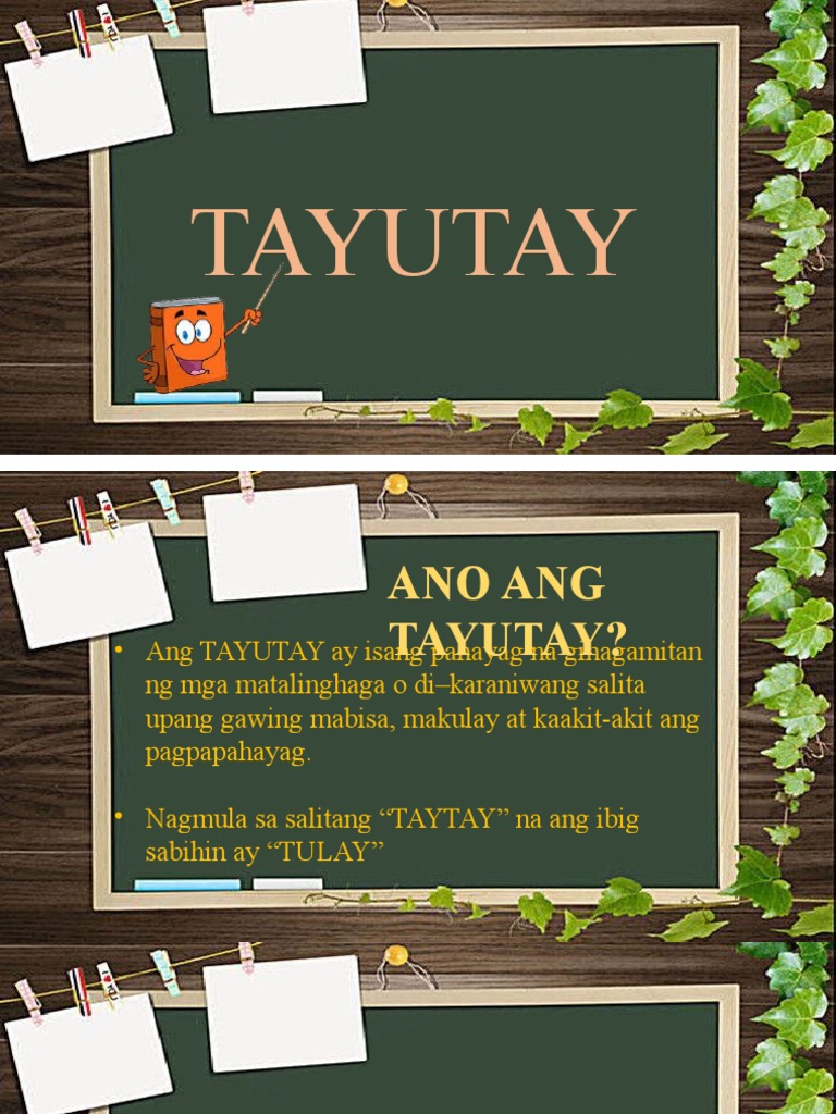 Tayutay | PDF