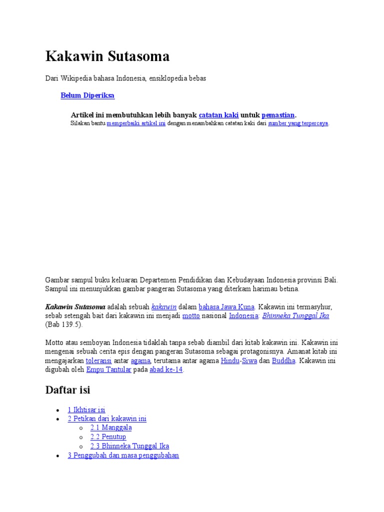 Kakawin Sutasoma | PDF