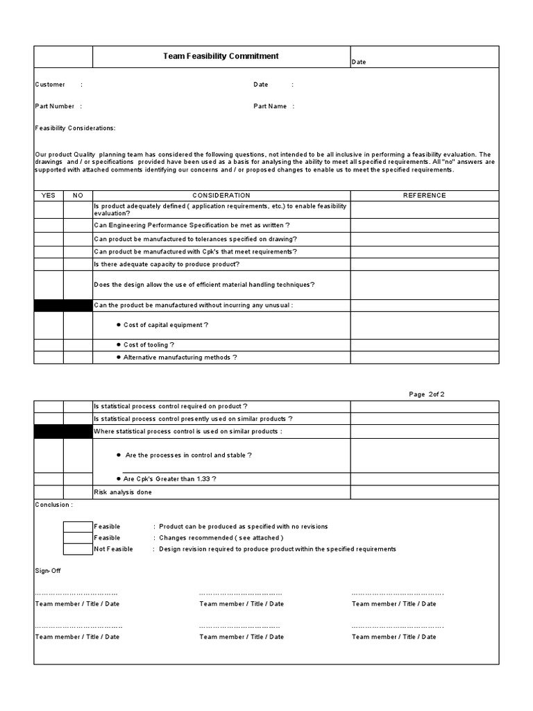Team Feasibility | PDF | Specification (Technical Standard) | Design