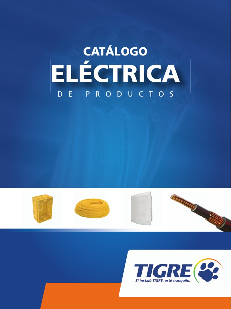 Catálogo de Cables Eléctricos Tigre | PDF | Ingenieria Eléctrica | Cobre