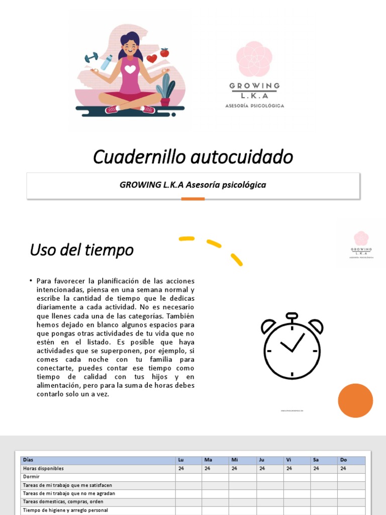 Cuadernillo Autocuidado Docente | PDF | Masaje | Conceptos psicologicos