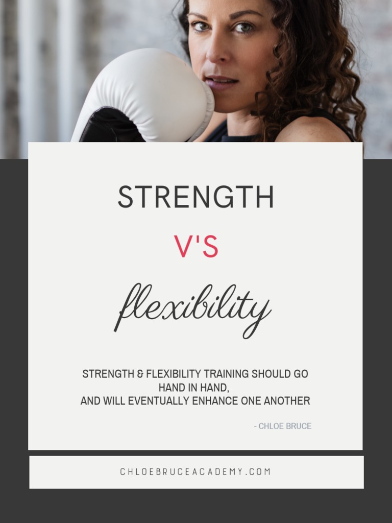 Strength and Flexibility Training Guide | PDF | Flexibility (Anatomy ...