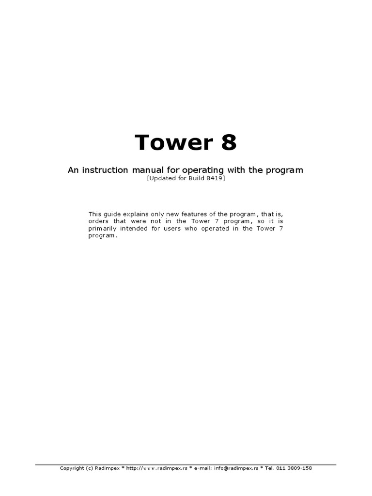 Tower 8 Differences ENG | Download Free PDF | Icon (Computing) | Button ...