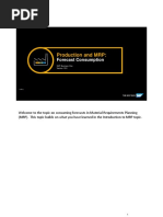 SAP IBP Forecast Consumption Overview | PDF | Forecasting | Demand