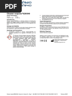 Cryocide - TDS | PDF | Disinfectant | Public Health