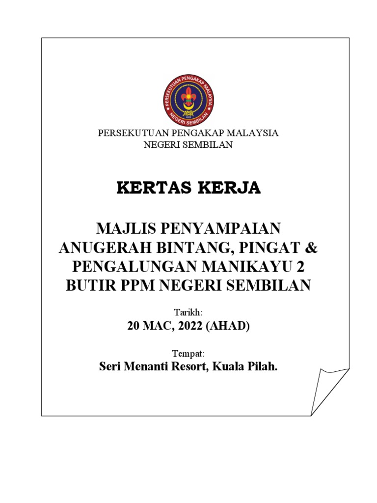 Majlis Penyampaian Pingat Bintang & Manikayu | PDF
