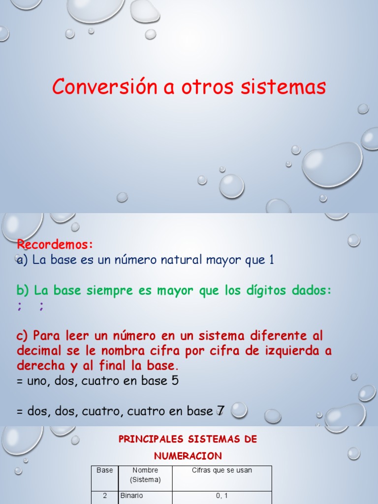Conversión de Sistemas | PDF | Algoritmos | Notación Matemática