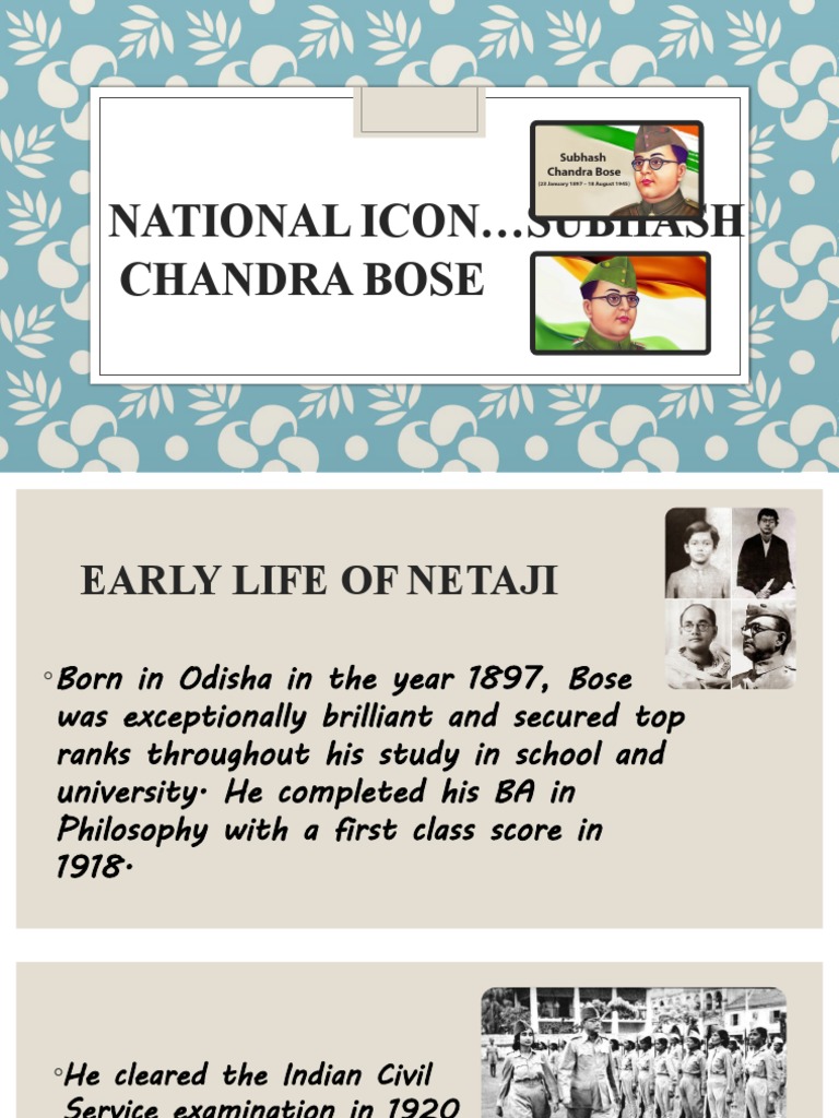 Subhash Chandra Bose | PDF
