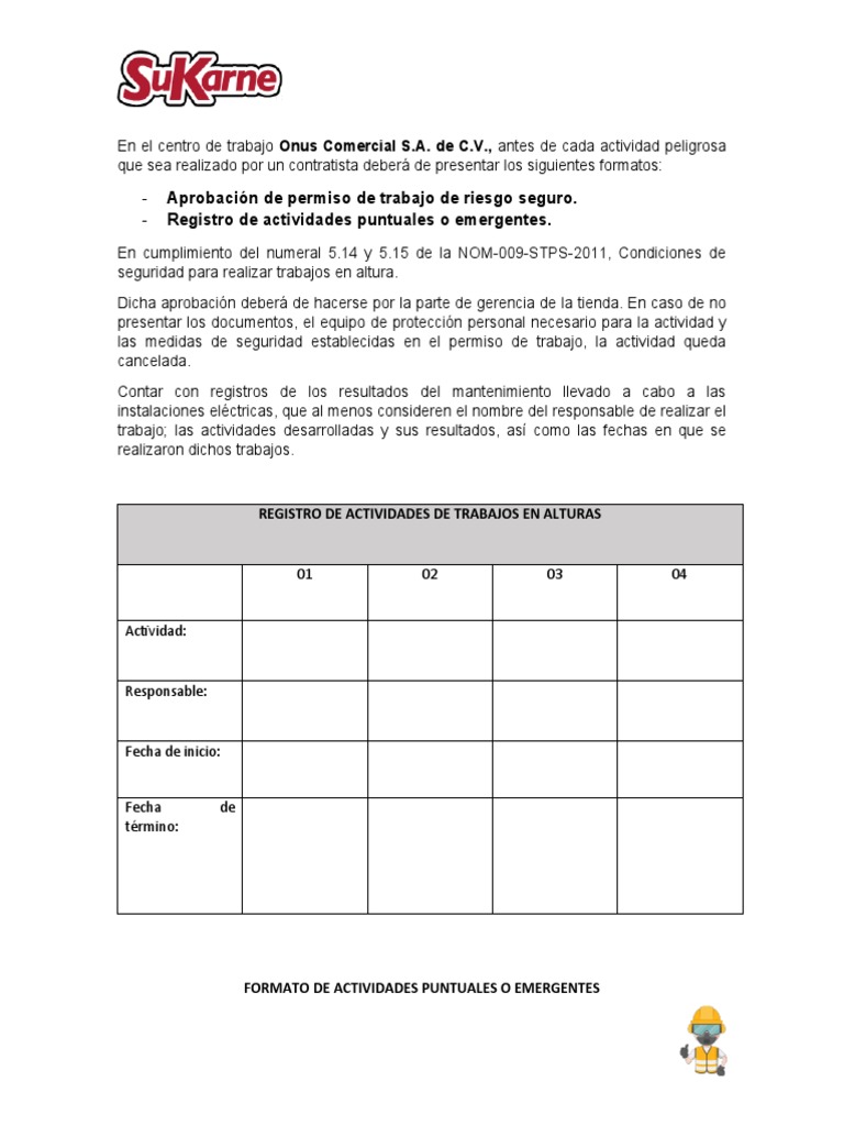 Supervisión A Contratistas Trabajos en Alturas | PDF