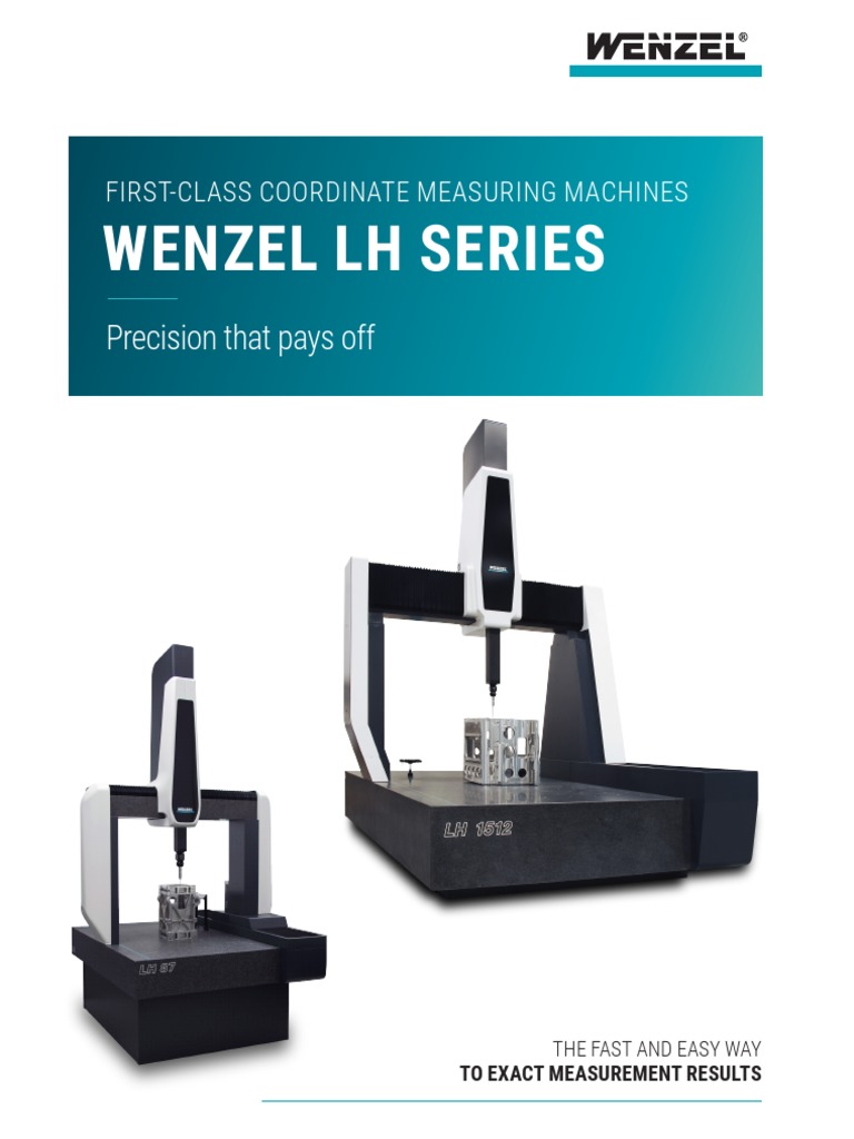 Wenzel Lh Series Cmm Brochure Us 1 Pdf Systems Engineering