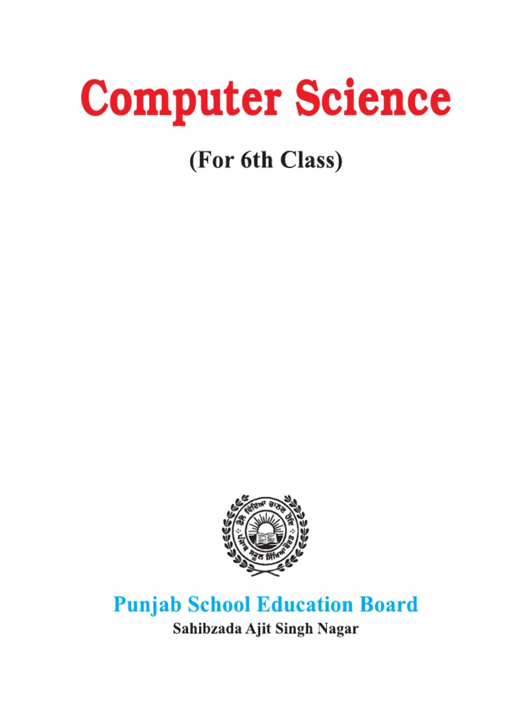 Computer Books Class 6 | PDF